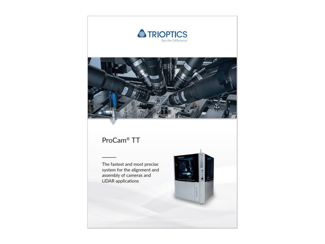 ProCam® - Camera modules active alignment & testing | TRIOPTICS